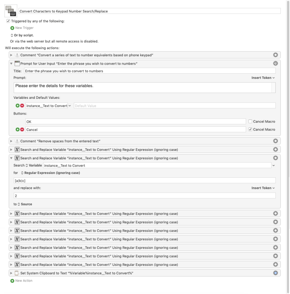 Convert Letters To Phone Keypad Numbers With Keyboard Maestro Macinations