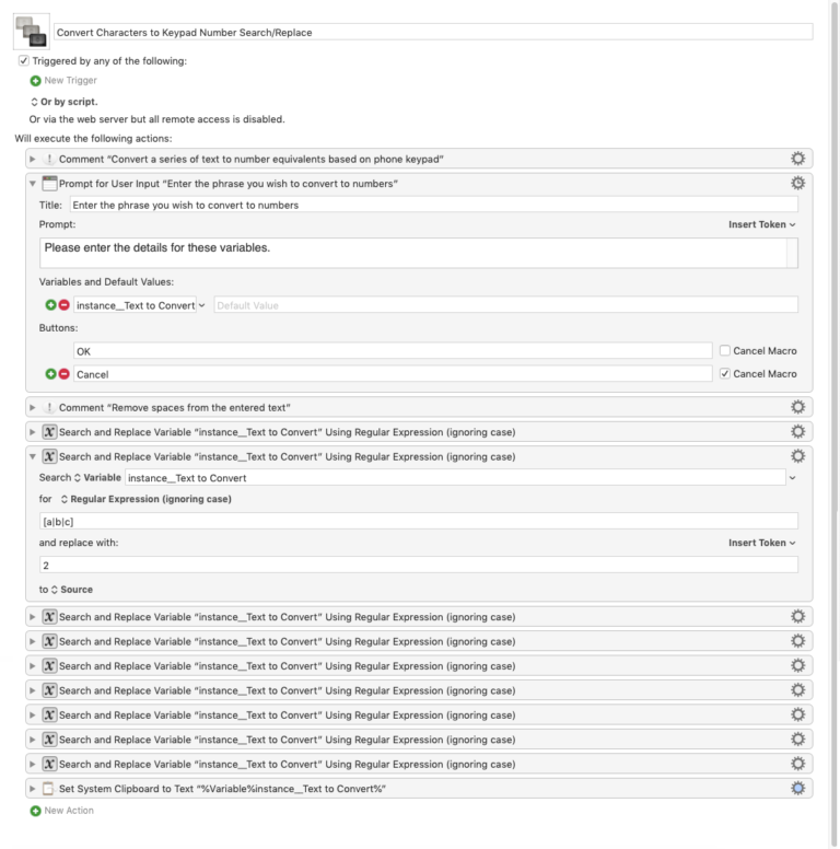 Convert Letters To Phone Keypad Numbers With Keyboard Maestro Macinations
